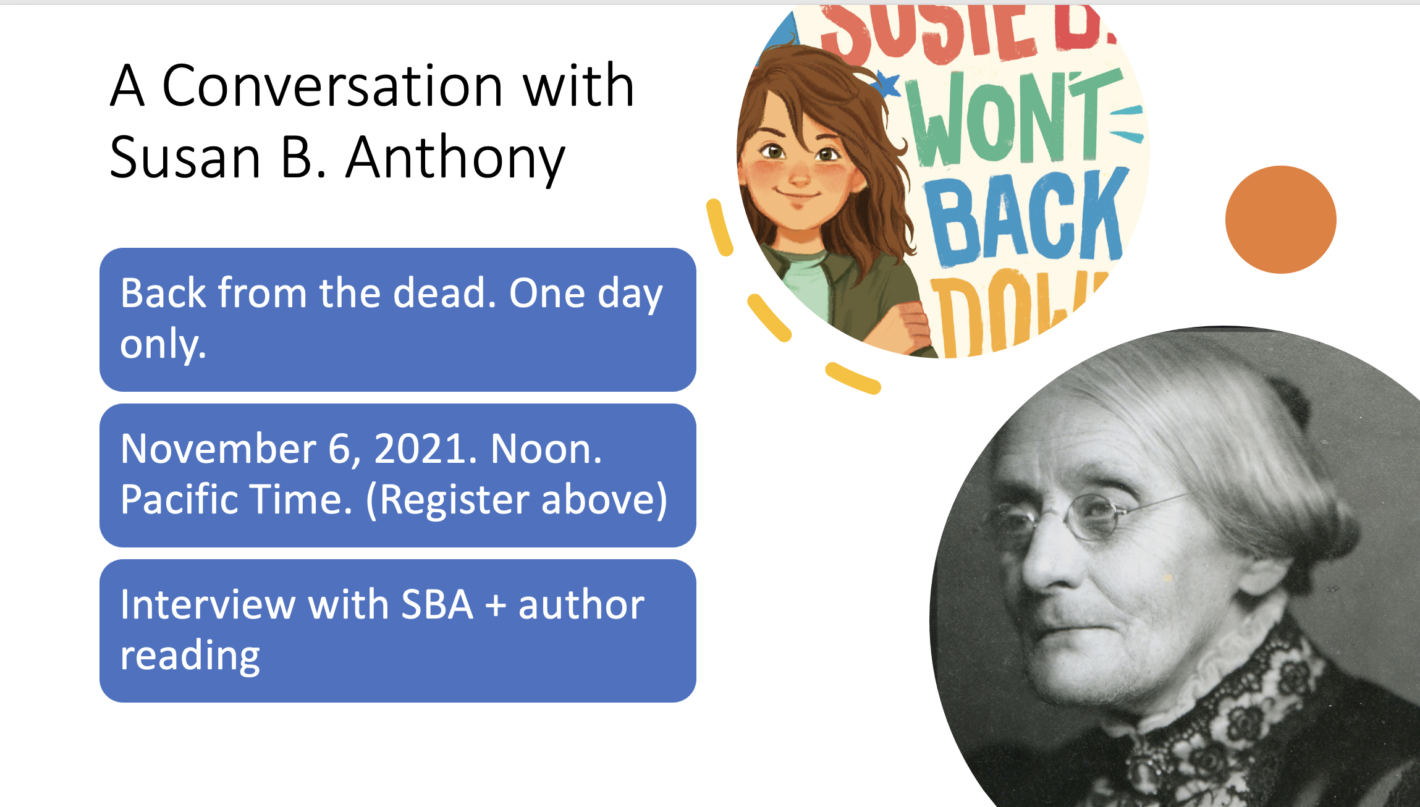 A Conversation with Susan B. Anthony – Margaret Finnegan